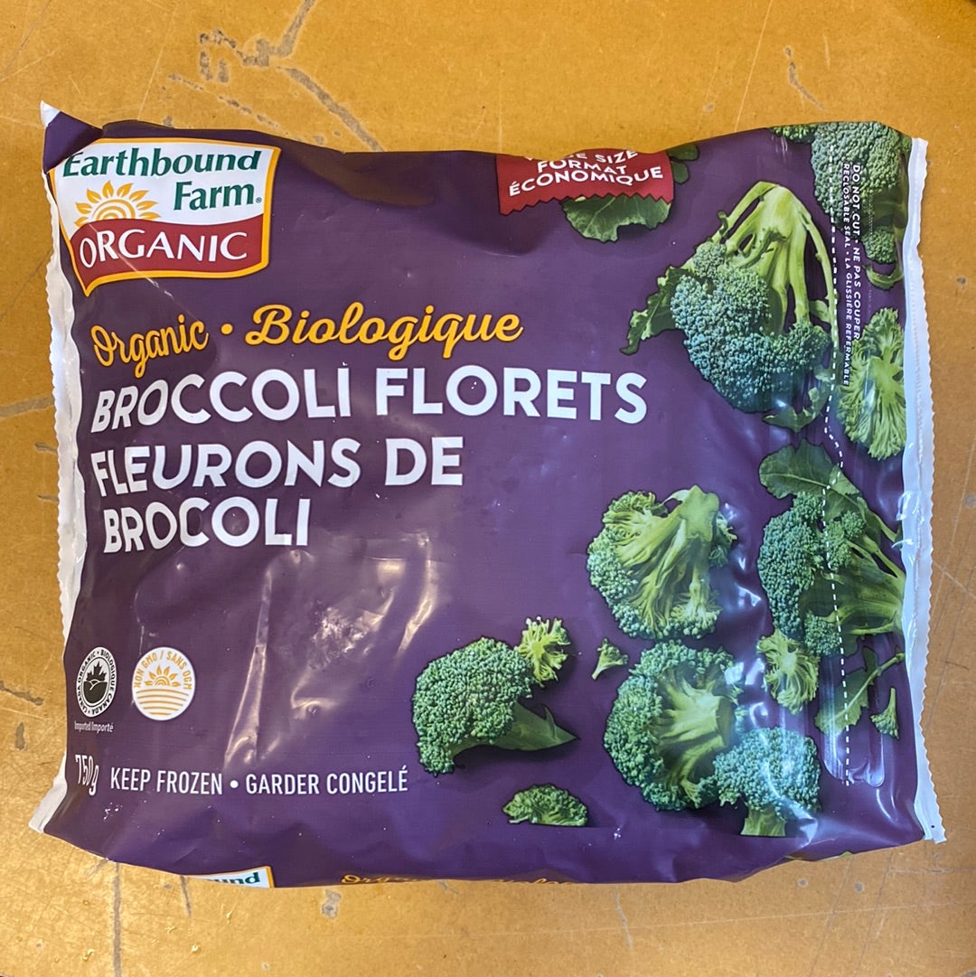 Earthbound Organic Frozen Broccoli Florets 750g – Body Fuel Organics
