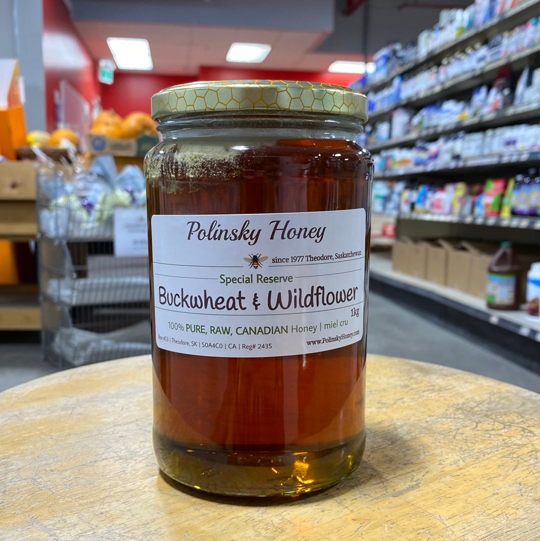 Polinsky Buckwheat & Wildflower Honey 1kg – Body Fuel Organics