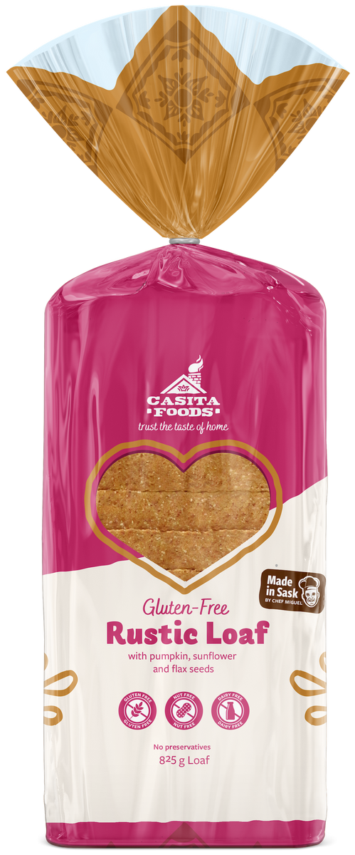 Casita Foods Gluten Free Rustic Loaf (825g) – Body Fuel Organics