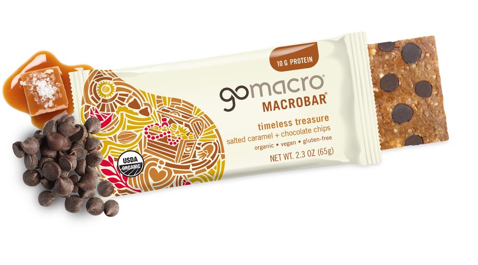 GoMacro Bar salted caramel/choc chip (65g) – Body Fuel Organics
