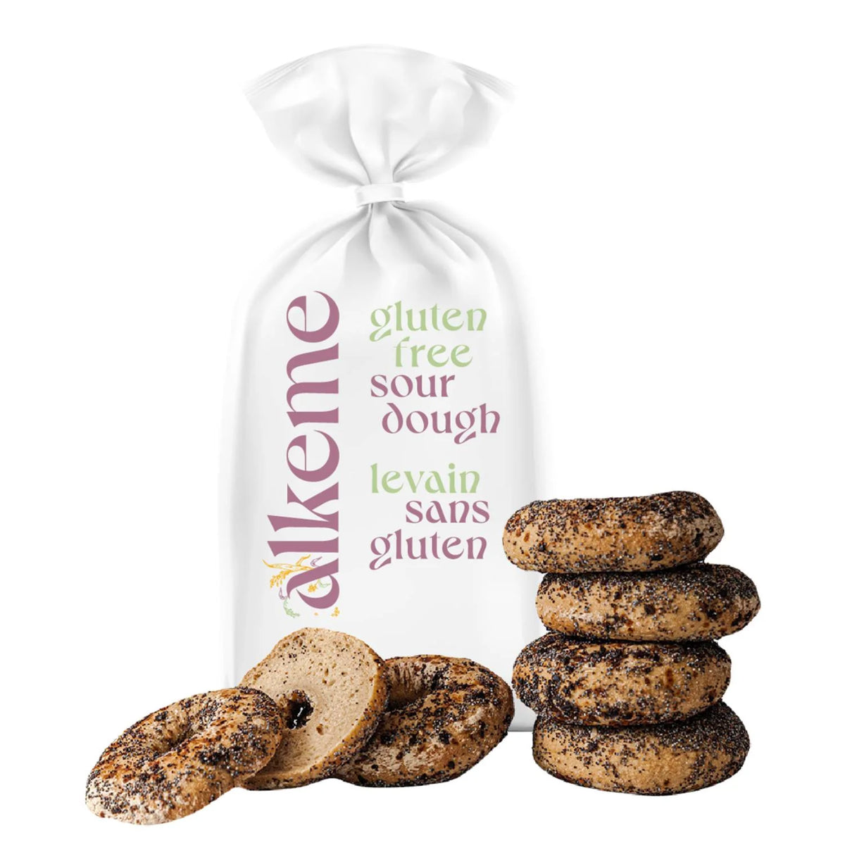 Alkeme Gluten Free Sourdough Everything Bagels (6/Pack) – Body Fuel ...