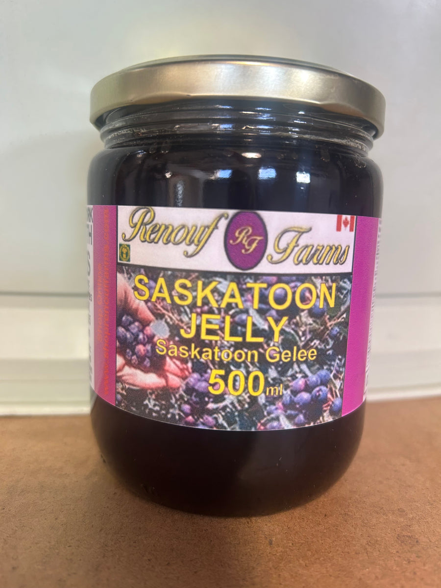 Renouf Farms Saskatoon Jelly (500ml) – Body Fuel Organics