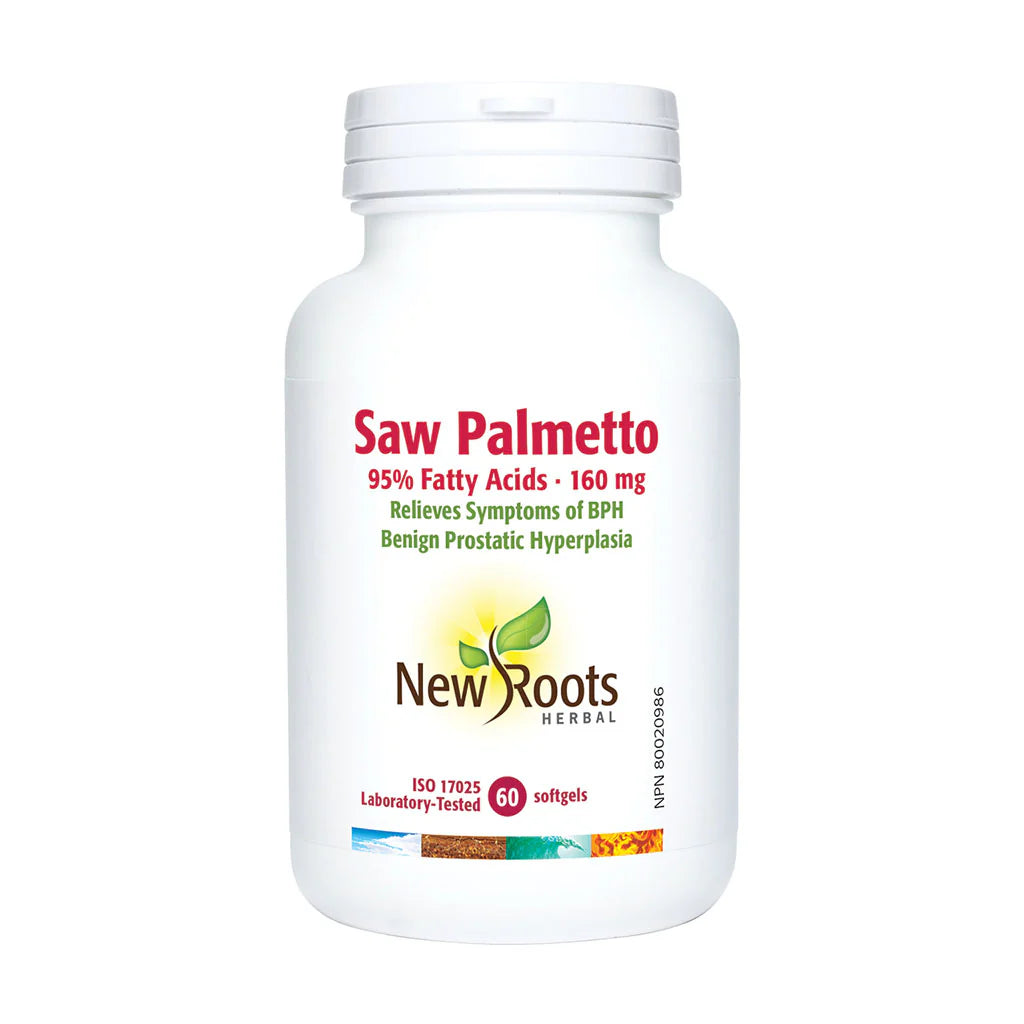 New Roots Saw Palmetto, 60 softgels – Body Fuel Organics