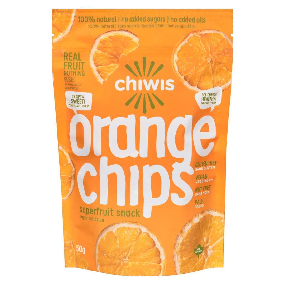 Chiwis Orange Chips (50g) – Body Fuel Organics