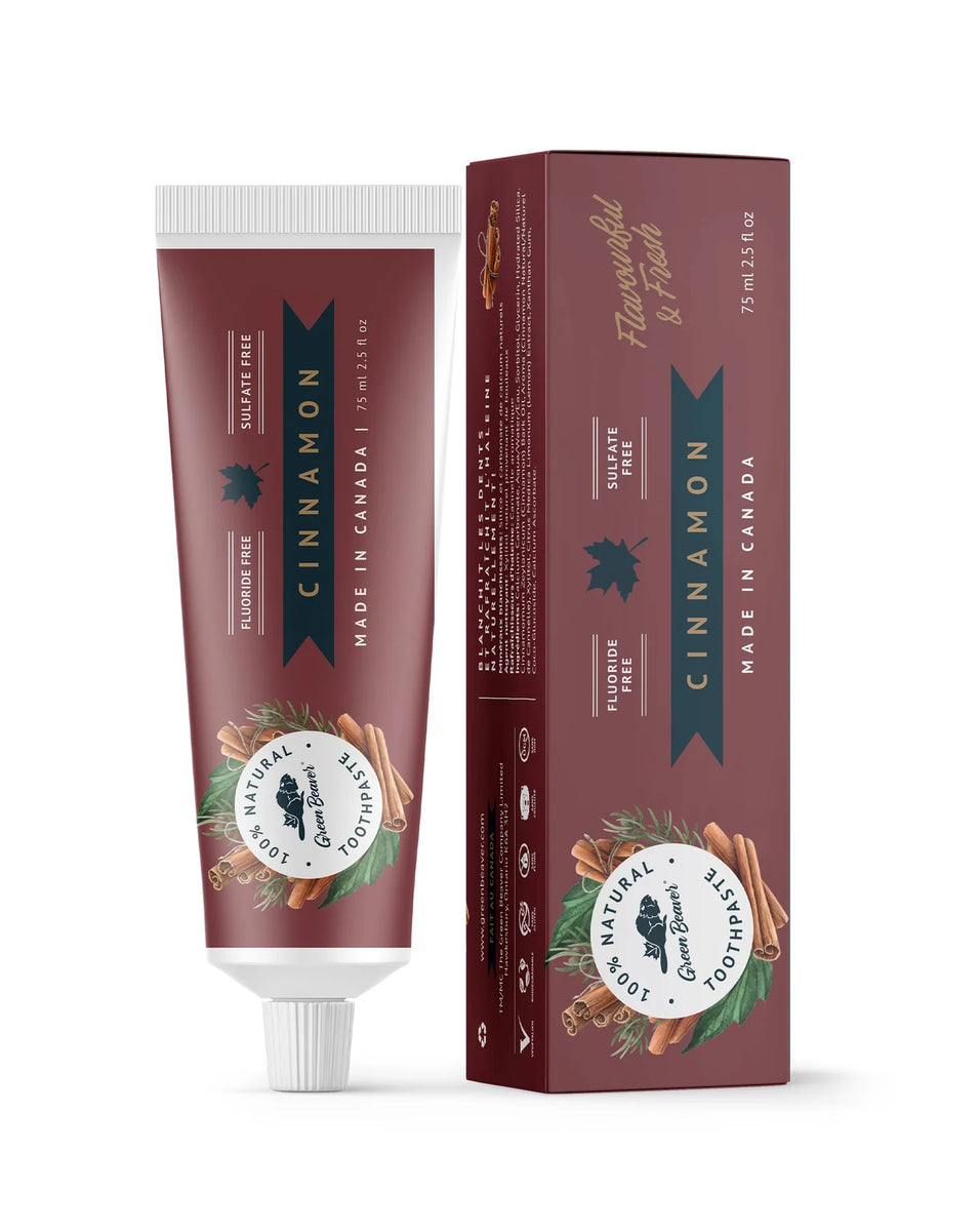 Green Beaver Cinnamon Toothpaste (75ml) – Body Fuel Organics