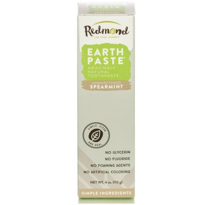 Redmond Earth Paste Spearmint Toothpaste - Unsweetened (113g) – Body ...