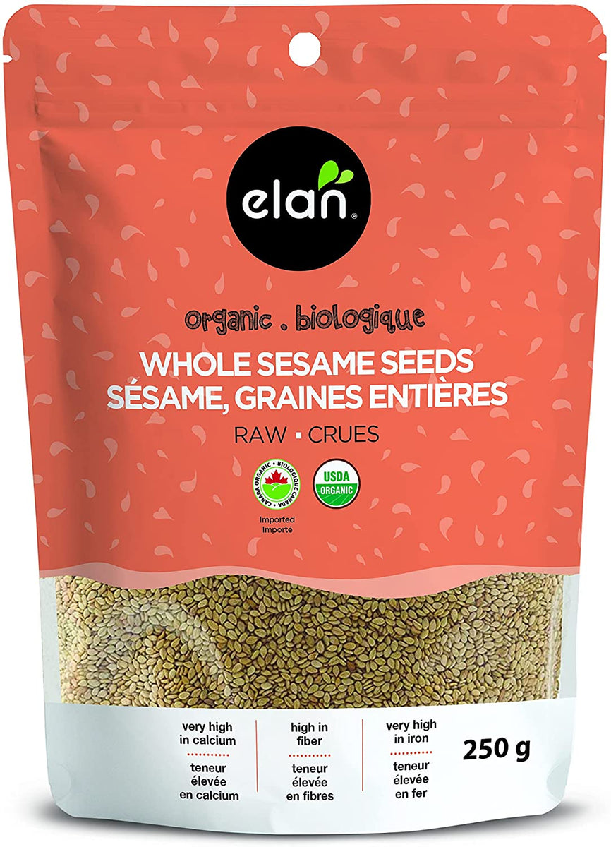 Elan Organic Whole Sesame Seeds (250g) – Body Fuel Organics