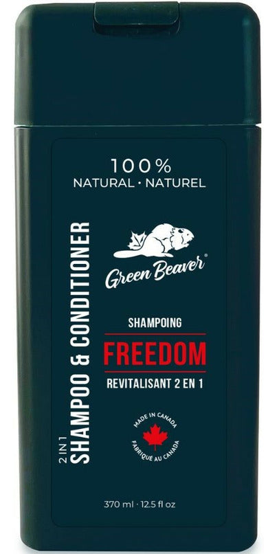 Green Beaver Men's 2-in-1 Shampoo & Conditioner Freedom (370ml) – Body ...
