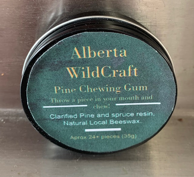 Alberta WildCraft Pine Chewing Gum, 35g (24 pieces) – Body Fuel Organics