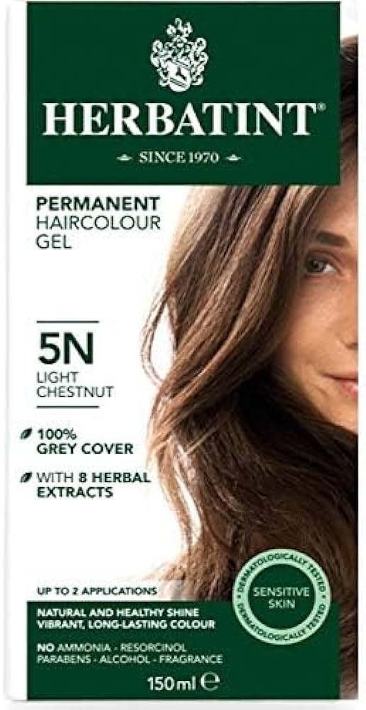 Herbatint Permanent Haircolour 5N Light Chestnut (135ml) – Body Fuel ...