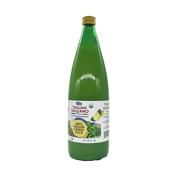 Italian Volcano Organic Lemon Juice 1L, Not From Concentrate – Body ...