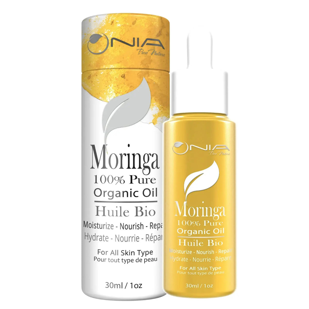 Nia Pure Nature 100% Pure Organic Moringa Oil (30ml) – Body Fuel Organics