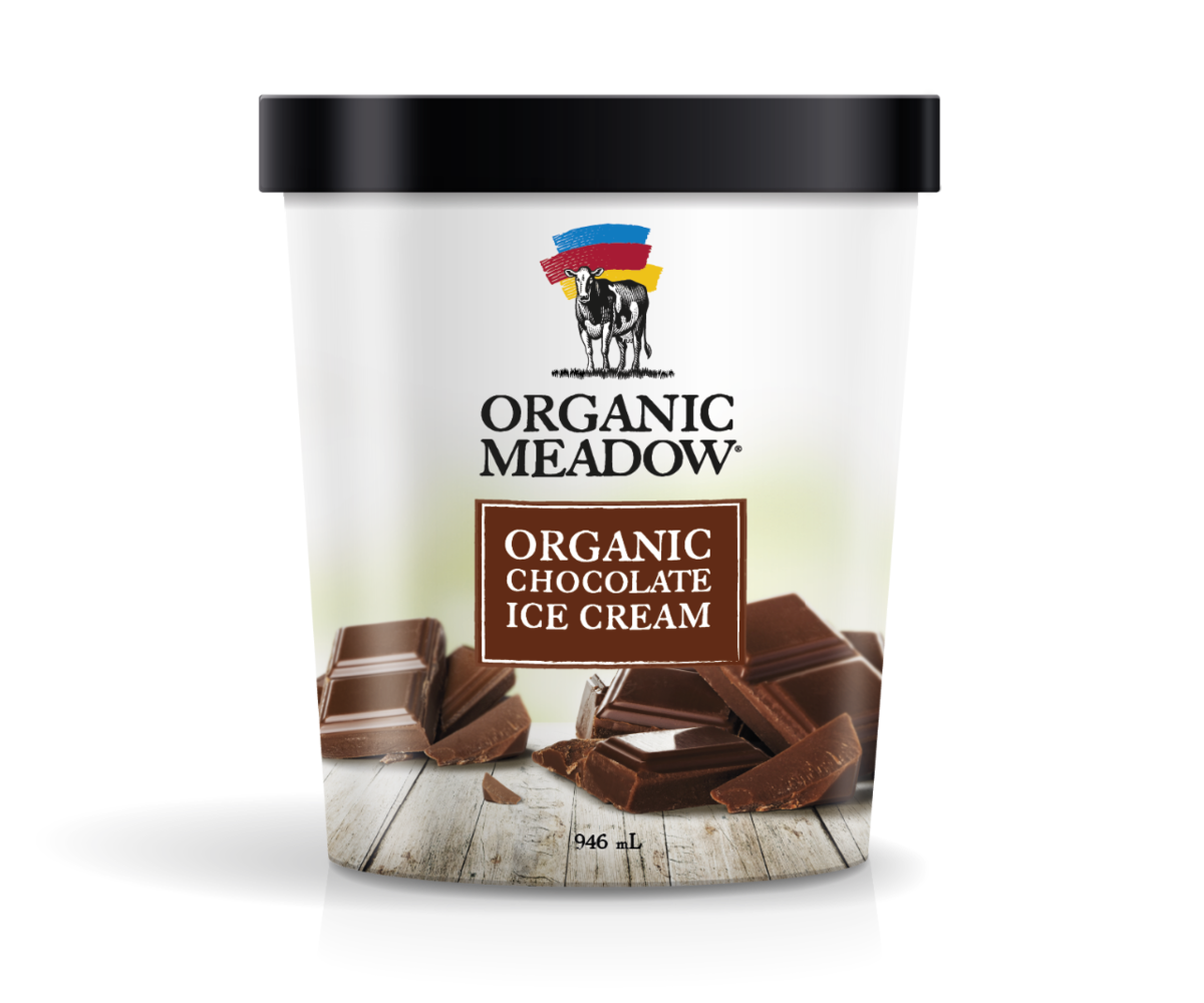 Organic Meadow Chocolate Ice Cream (946ml) – Body Fuel Organics