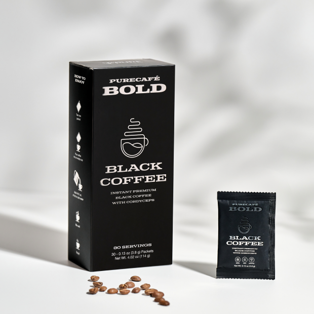 PureCafe Bold Black Coffee, 30 servings – Body Fuel Organics