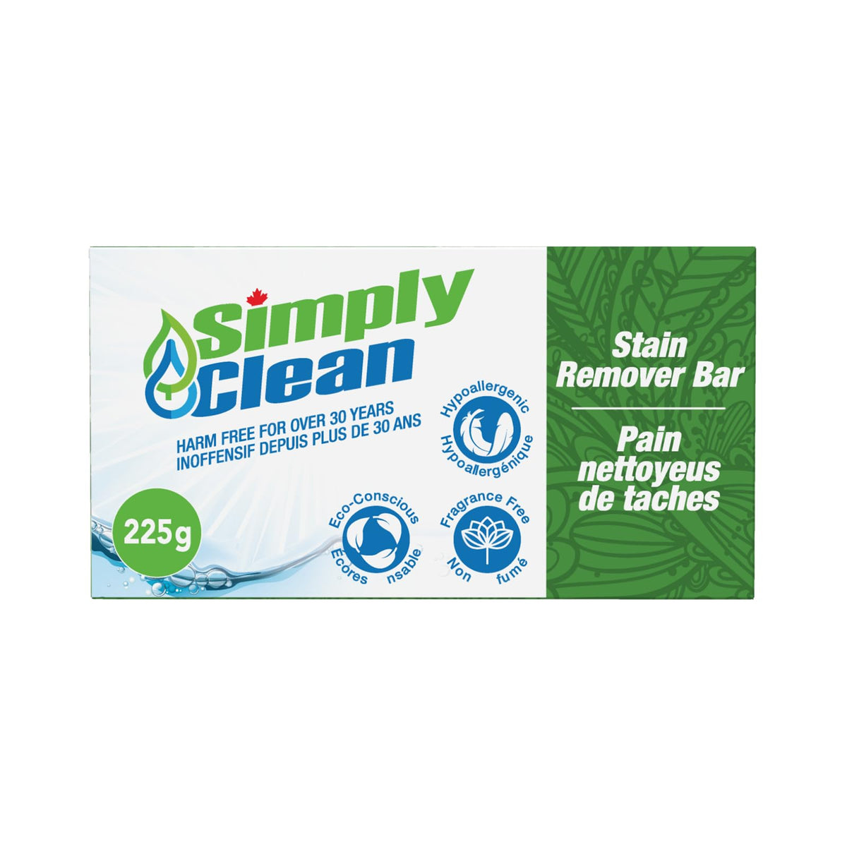 Simply Clean Stain Remover Bar (225g) – Body Fuel Organics
