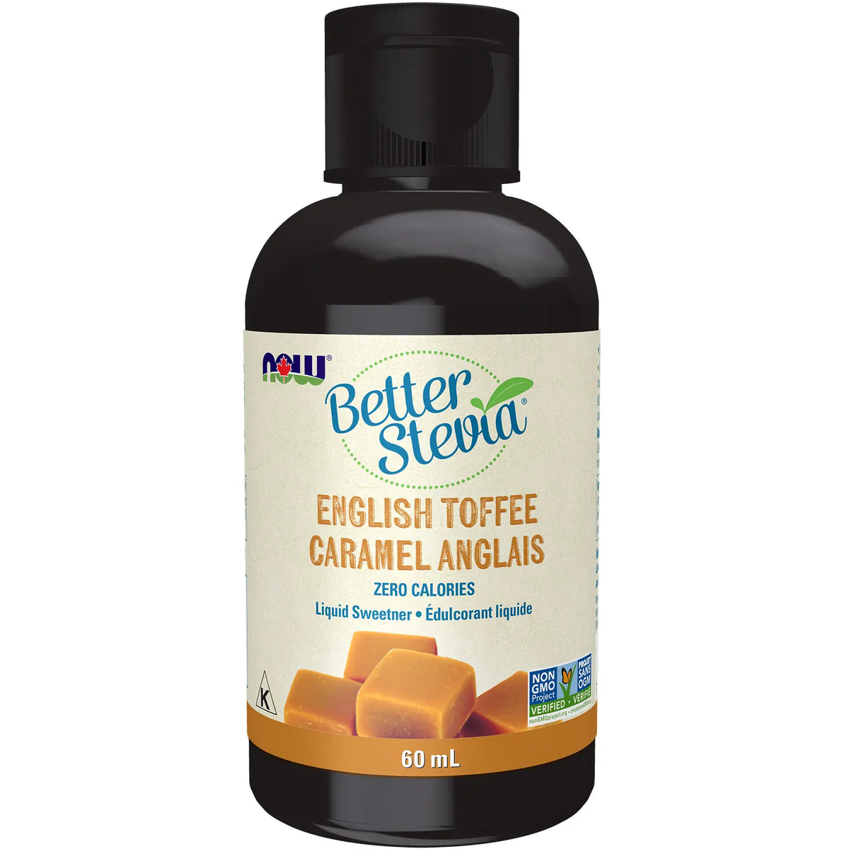 NOW Better Stevia English Toffee Flavoured liquid, 60ml – Body Fuel ...