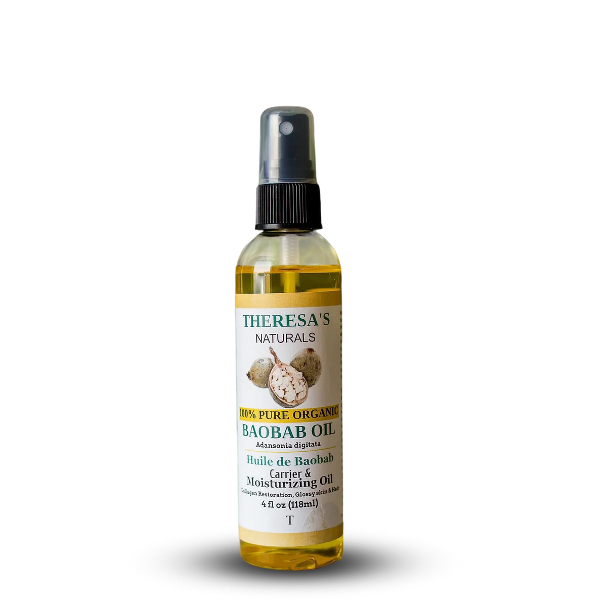 Theresa's Naturals 100% Pure Organic Baobab Oil 118ml – Body Fuel Organics