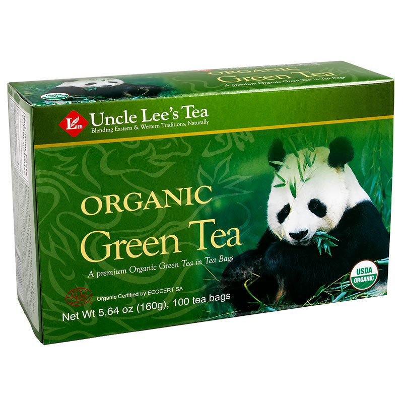 Uncle Lee's Organic Green Tea (100 Tea Bags) – Body Fuel Organics