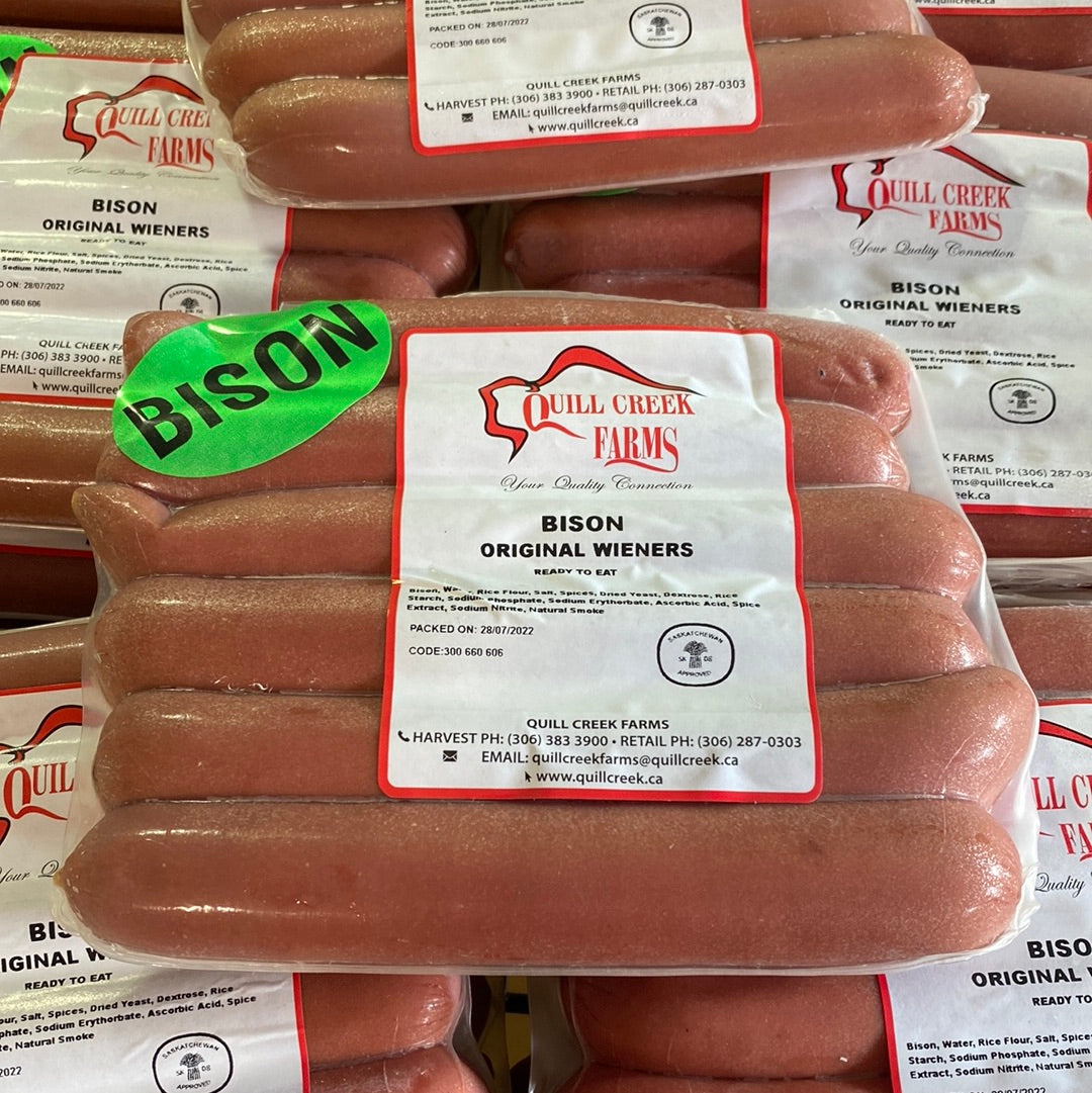 Quill Creek Bison Hot Dogs – Body Fuel Organics