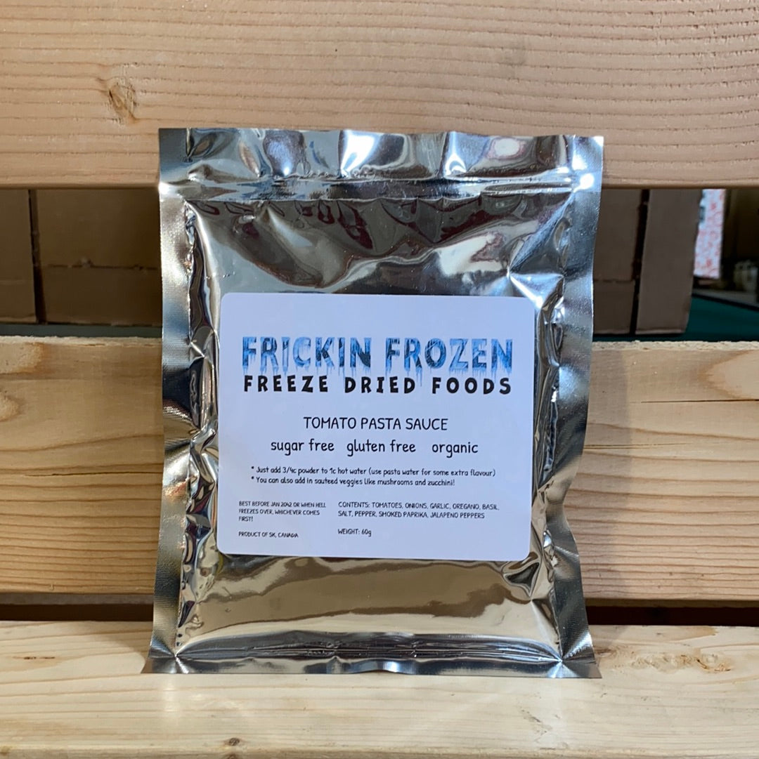 Frickin Frozen Freeze Dried Foods Tomato Pasta Sauce (60g) – Body Fuel ...