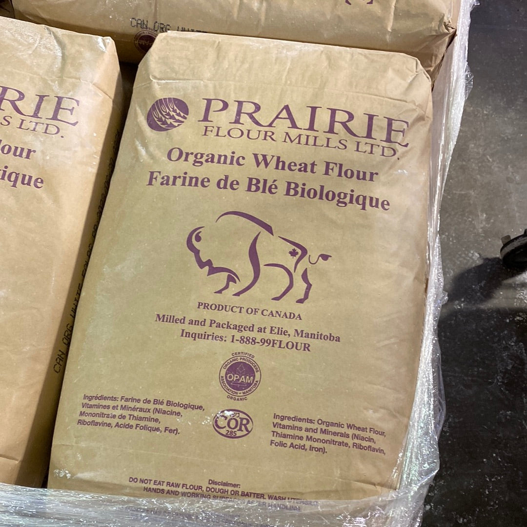 Prairie Flour Mills Organic Unbleached White Flour (50lb) - REPLACED W ...