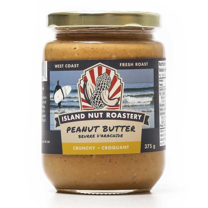 Island Nut Roastery Crunchy Peanut Butter (375g) – Body Fuel Organics