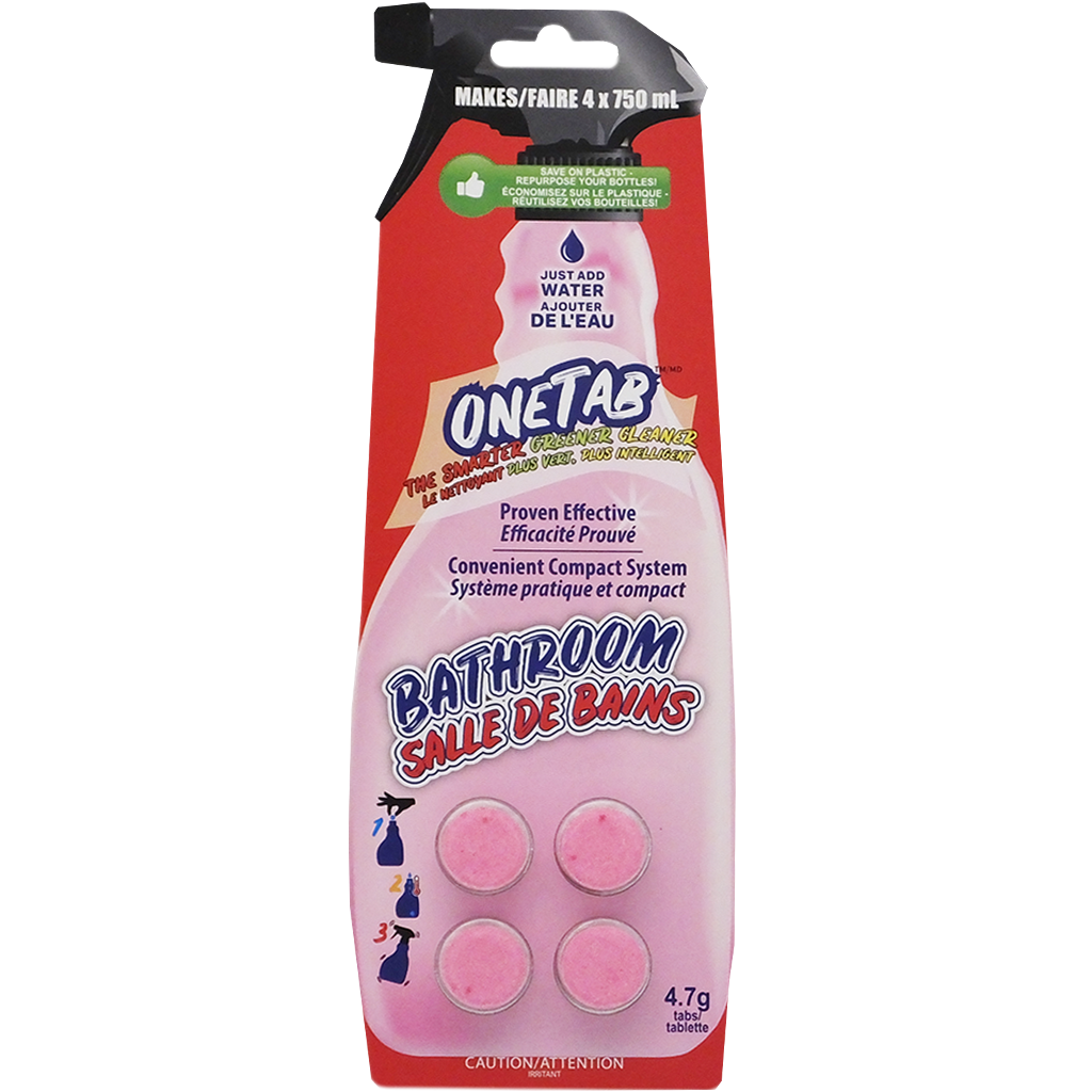 OneTab Bathroom Cleaner Tablets (4/Pack) – Body Fuel Organics
