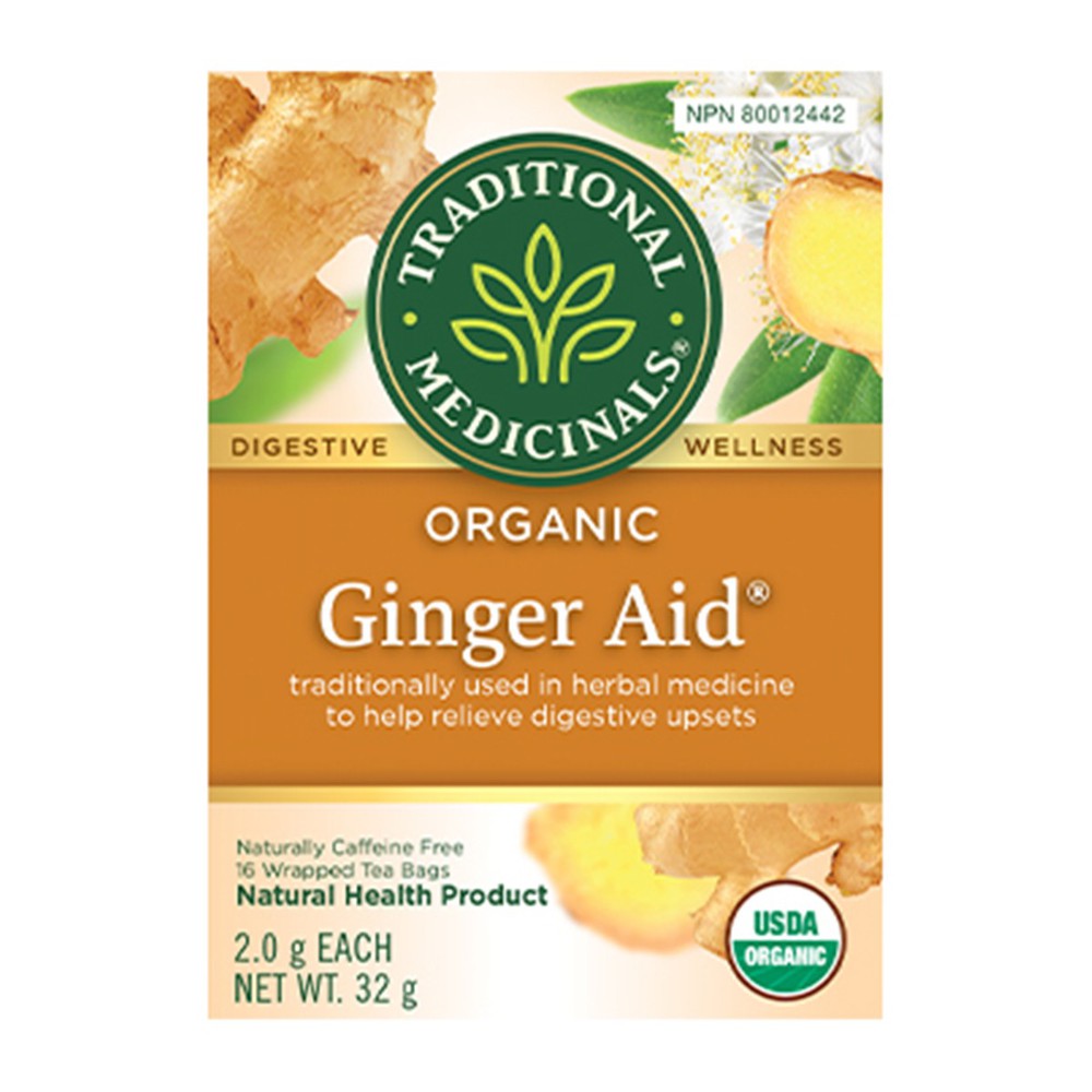 Traditional Medicinals Ginger Aid Tea (20 Tea Bags) – Body Fuel Organics